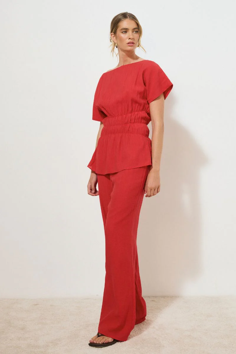 Lotus Pants Red – Cicely